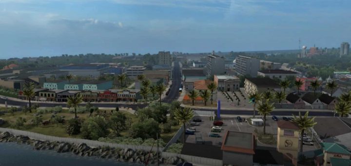 Caribbean Map v1.1.1 1.41 Mod - ATS Mod | American Truck Simulator Mod
