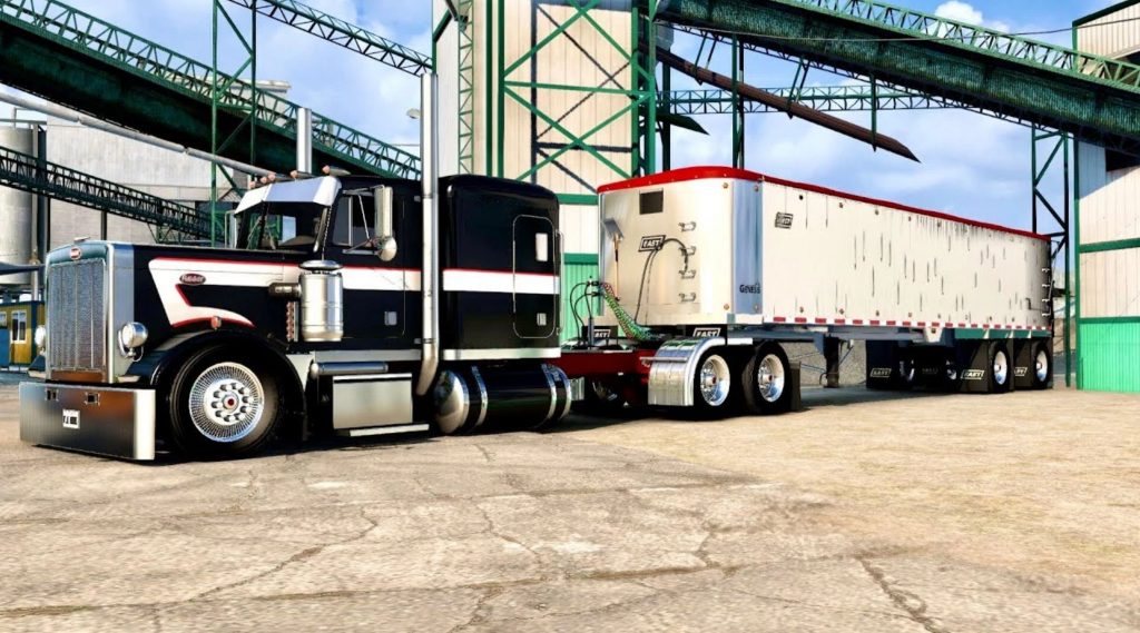 East Genesis Frameless Dump Trailer v1.48.x Mod - ATS Mod | American ...