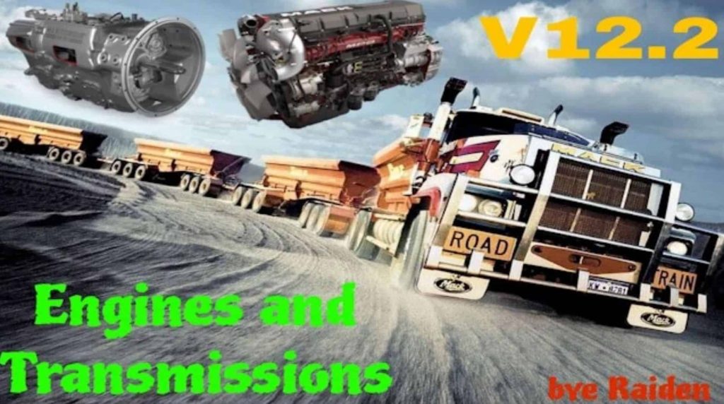 Engines and transmissions Pack v12.2 1.48 Mod - ATS Mod | American Truck Simulator Mod