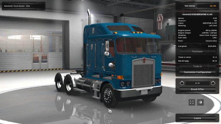KENWORTH K108 for ATS Mod - ATS Mod | American Truck Simulator Mod