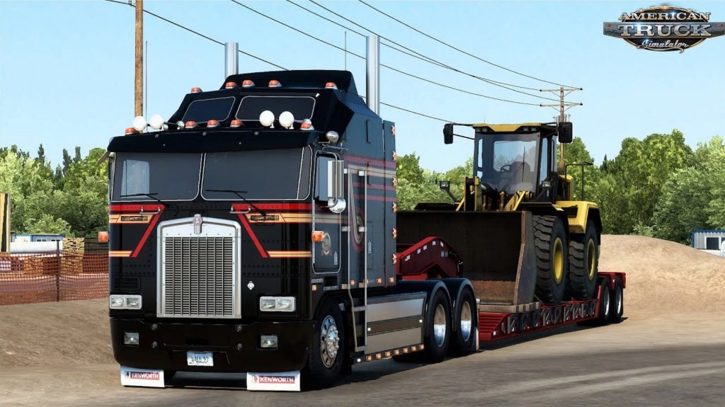 Kenworth K100-E Truck + Interior v1.5.2 1.48.x Mod - ATS Mod | American Truck Simulator Mod