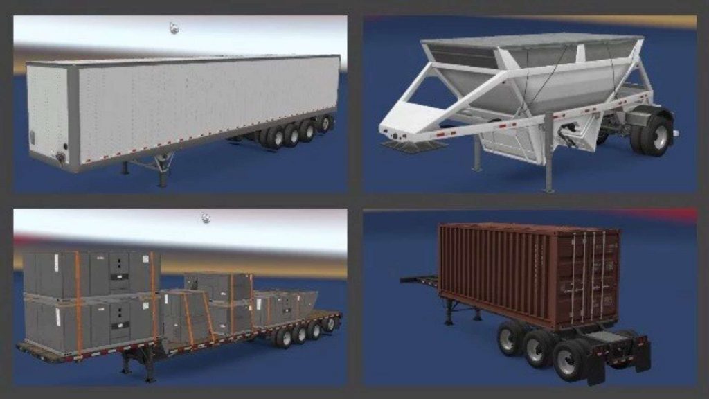 More Various SCS Trailers in Freight Market v1.1.1 Mod - ATS Mod ...