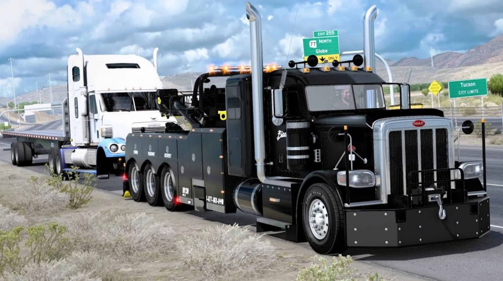 Peterbilt 388 Wrecker Truck v1.48 Mod - ATS Mod | American Truck ...