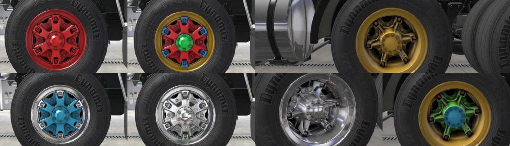 Trilex rims 1.48 Mod - ATS Mod | American Truck Simulator Mod