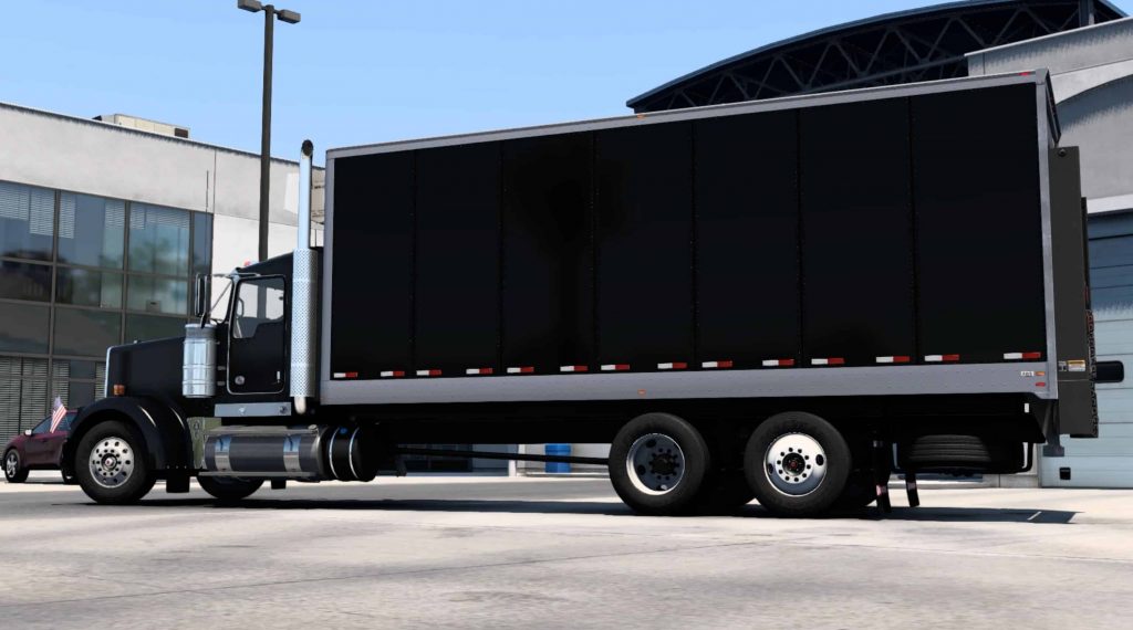 W900 Box Truck v1.0 1.48 Mod - ATS Mod | American Truck Simulator Mod