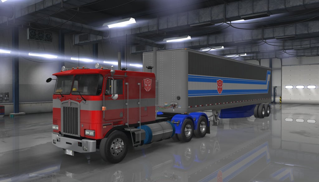 “Optimus Prime” for Overfloater’s Kenworth K100E Mod - ATS Mod ...