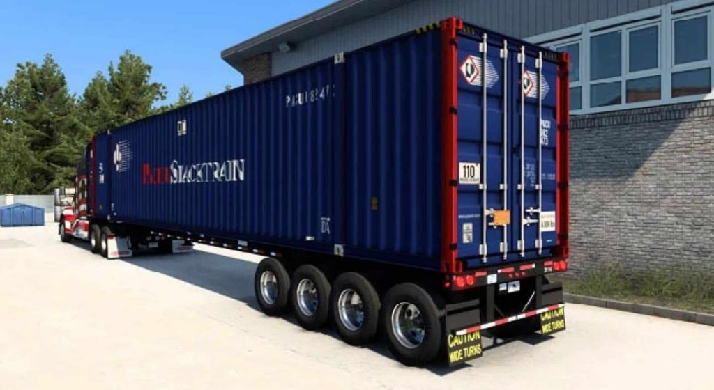 53-Foot Container Ownable v3.3 Mod - ATS Mod | American Truck Simulator Mod