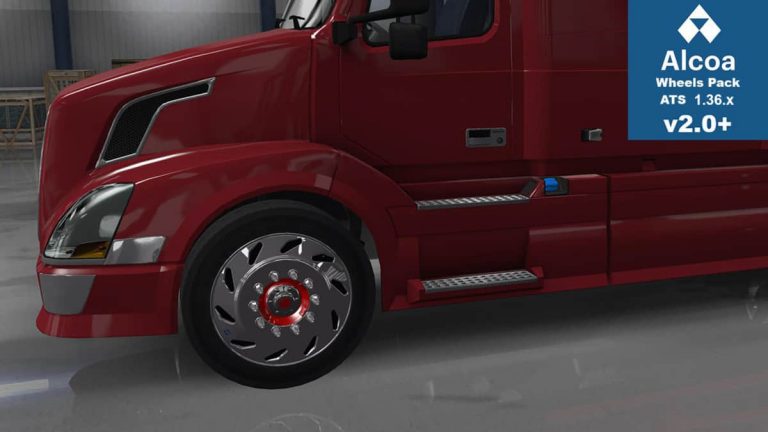 ALCOA HUGE WHEELS PACK ATS 1.36.x Mod - ATS Mod | American Truck ...