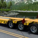 BWS Rigid Neck Lowboy Trailer v3.1 1.48.5 Mod - ATS Mod | American ...
