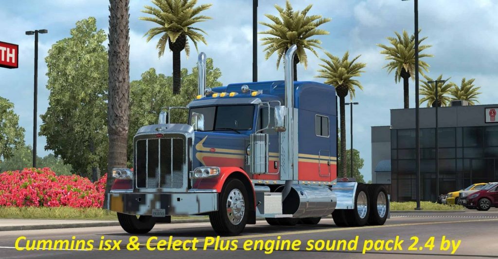 Cummins iSX and Celect PLUS sound pack 2.4 Mod Mod - ATS Mod | American Truck Simulator Mod
