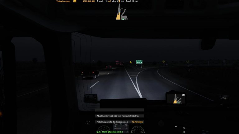 GPS ON TOP OF THE SCREEN ATS 1.0 1.40 1.49 Mod - ATS Mod | American ...