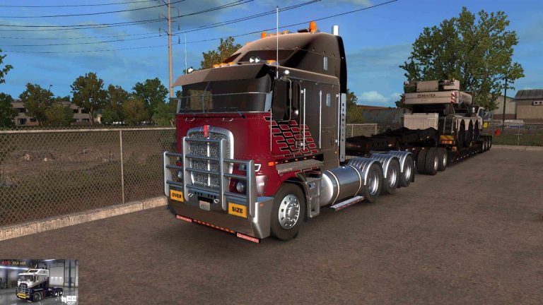 Kenworth K200 truck v14.3 HCC BSA edit 1.35 ATS Mod - ATS Mod ...