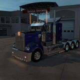 Kenworth T908 Tri-drive v6.4 Mod - ATS Mod | American Truck Simulator Mod