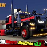 PETERBILT 389 viper 2 1.33.2s Mod - ATS Mod | American Truck Simulator Mod