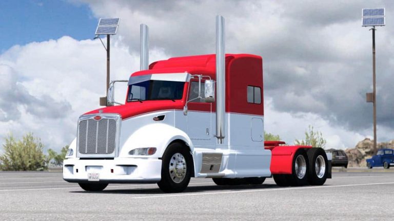 Paintable two tone skin for Peterbilt 386 v1.0 Mod - ATS Mod | American ...