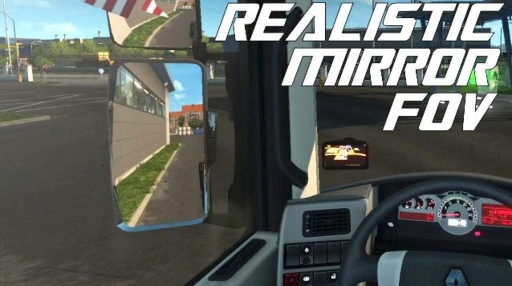 Realistic Mirror FOV for ETS2 v1.3 1.49 Mod - ATS Mod | American Truck ...