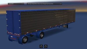 Stainless Blue Reefer ATS Mod - ATS Mod | American Truck Simulator Mod