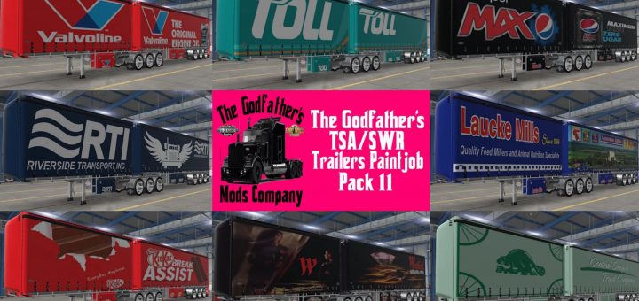 ATS Trailer Skins Mods | American Truck Simulator Trailer Skins mods