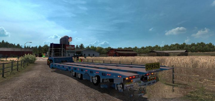 Lowboy trailers by Eddie Yantz v1.53 Mod - ATS Mod | American Truck ...
