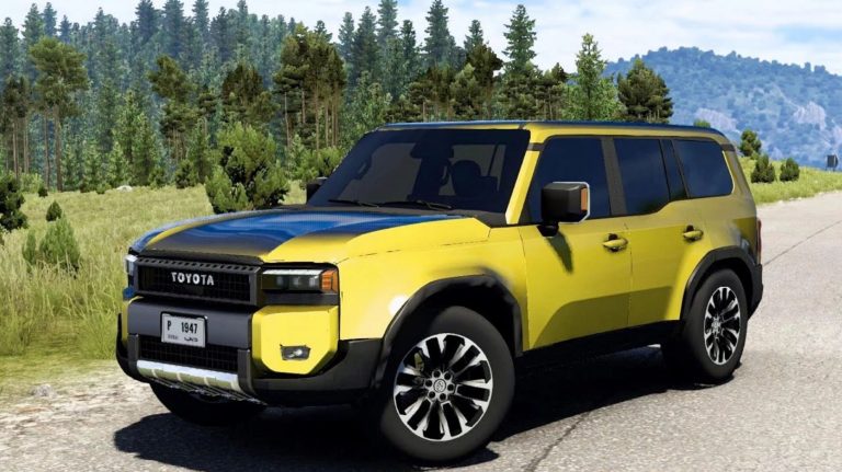 Toyota Land Cruiser Prado 2024 v1.0 1.48.x Mod - ATS Mod | American Truck Simulator Mod