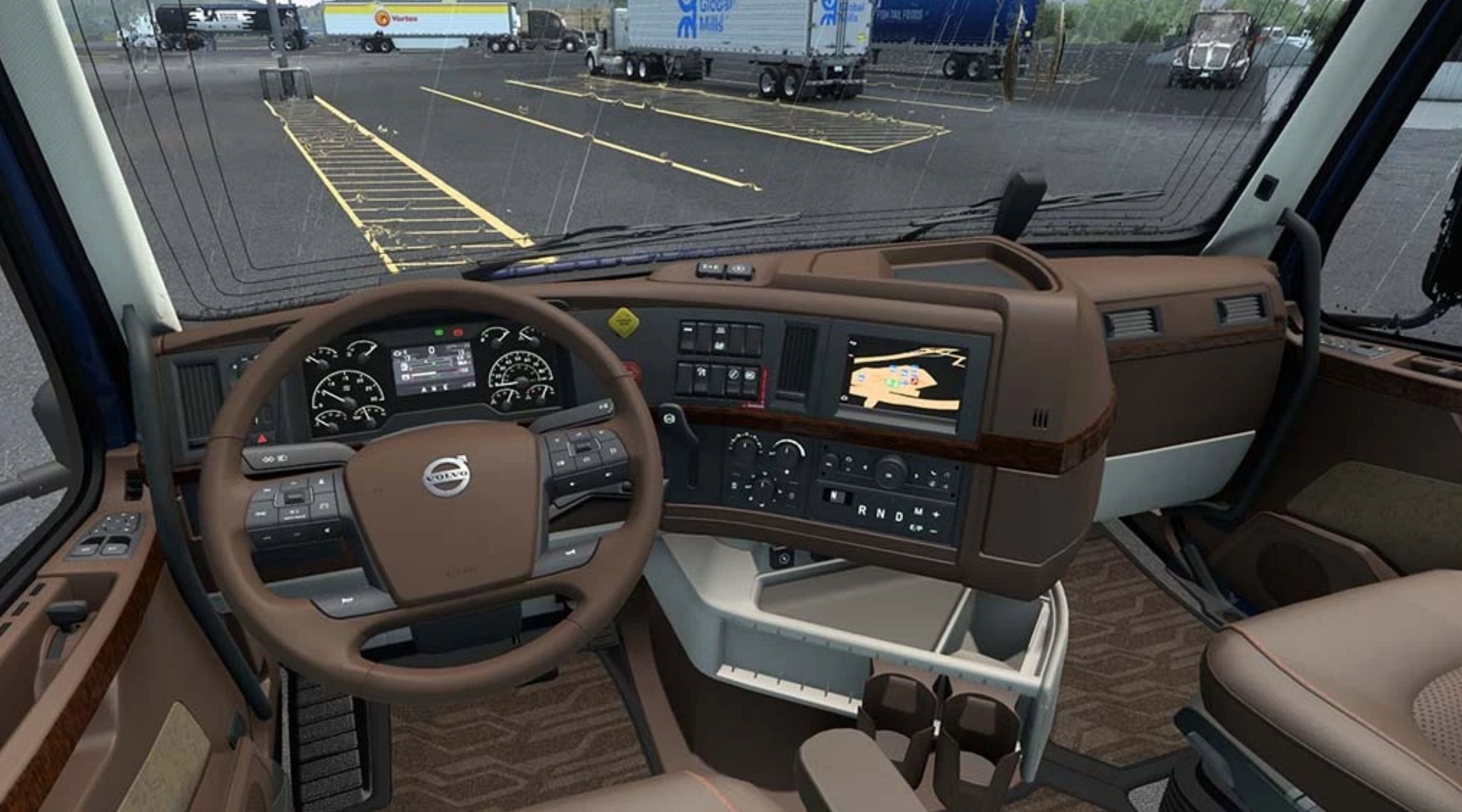 Volvo VNL Interior Add-ons v1.5.1 Mod - ATS Mod | American Truck Simulator Mod