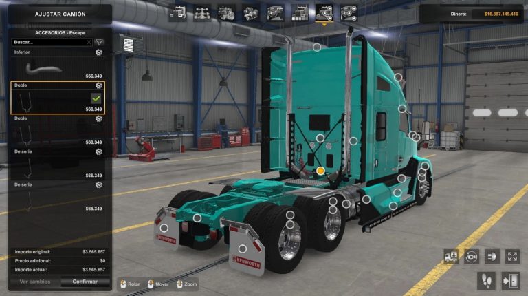 Kenworth T680 2022 Accessories Pack v1.0 1.49 Mod - ATS Mod | American ...