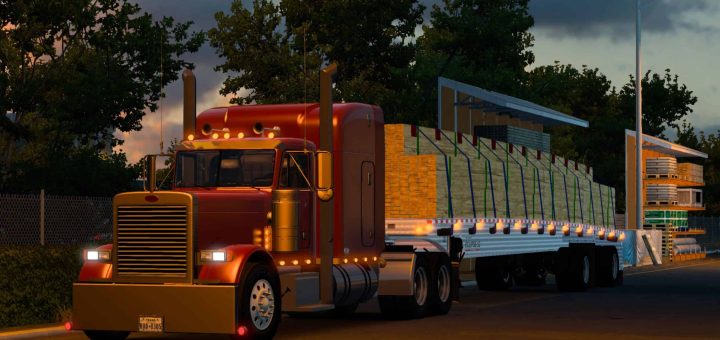 FLX Peterbilt 359 v1.5.1 Mod - ATS Mod | American Truck Simulator Mod