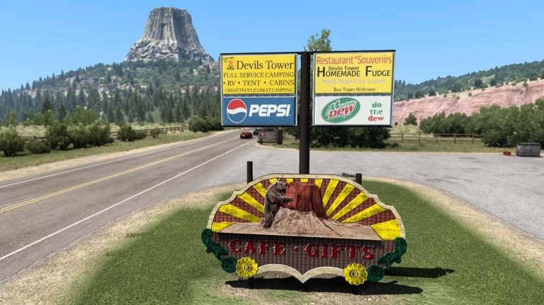 Real World Signs & Logos v1.7 1.49 Mod - ATS Mod | American Truck ...