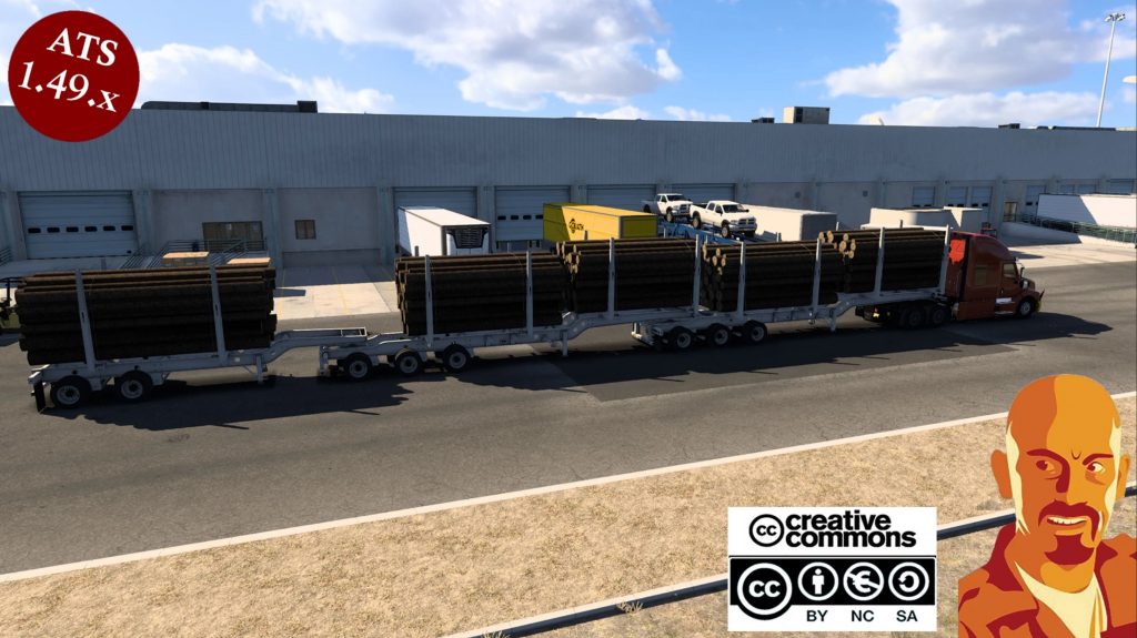 ARCTIC LOGS TRANSPORT TRAILERS ATS 1.49.x Mod - ATS Mod | American ...