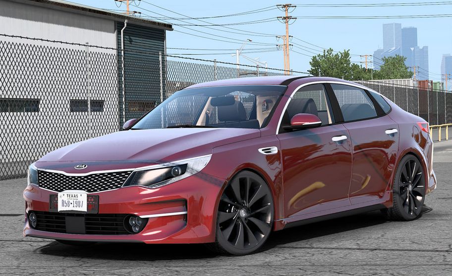 Kia Optima (K5) JF 2016 V1.1 1.49 Mod - ATS Mod | American Truck Simulator Mod