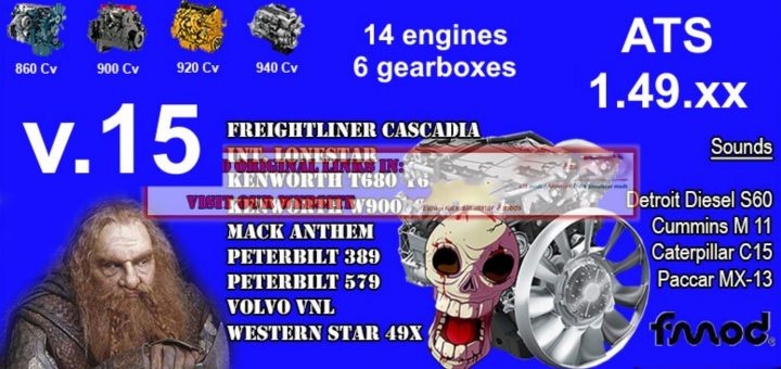 ATS Parts / Tuning Mods | American Truck Simulator Parts / Tuning mods