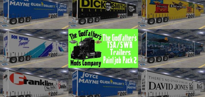 ATS Trailer Skins Mods | American Truck Simulator Trailer Skins mods