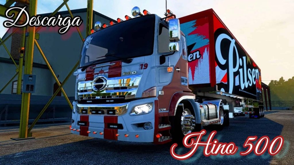 Hino 500 1726 Truck + Interior v1.0 1.49.x Mod - ATS Mod | American Truck Simulator Mod