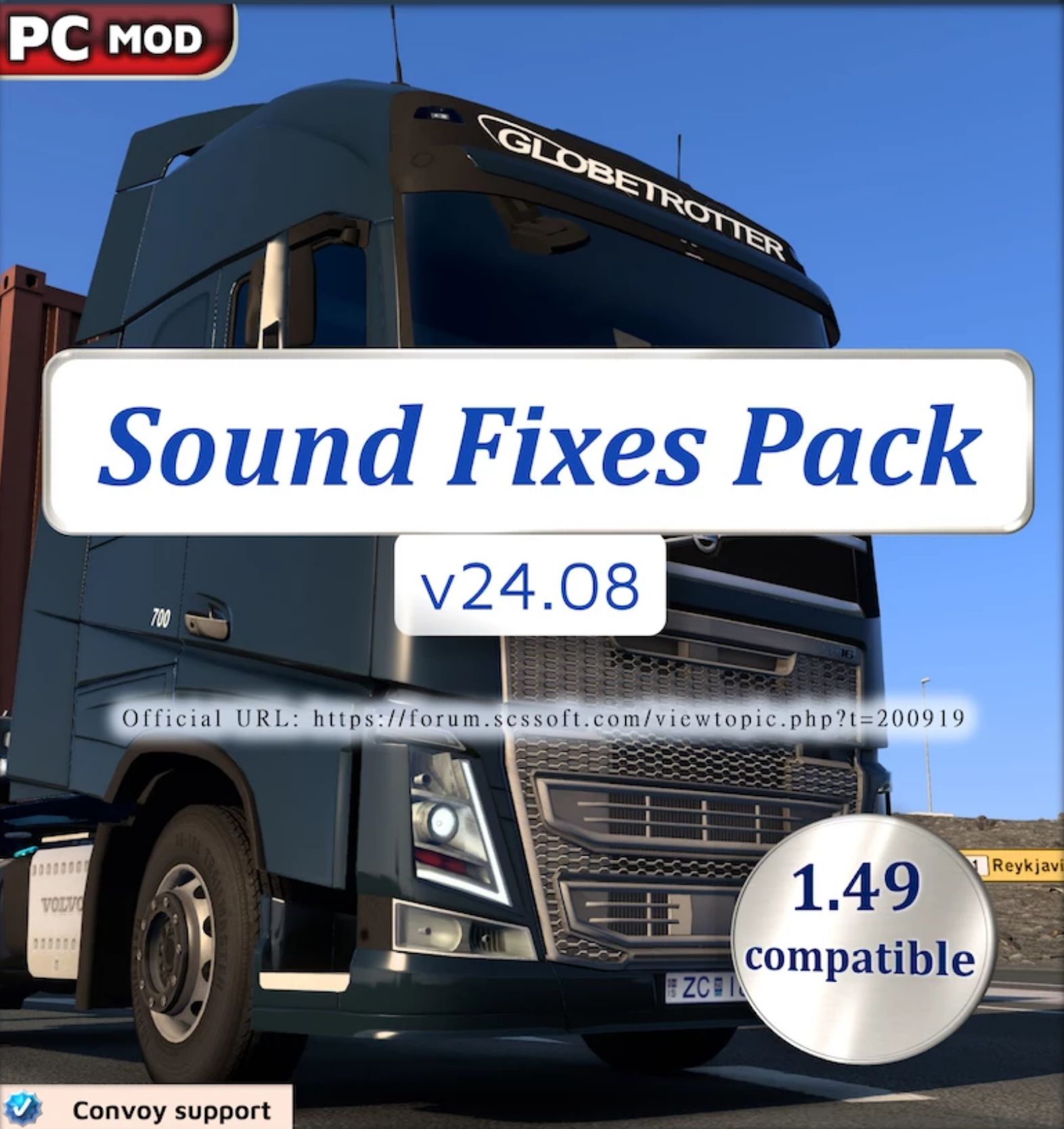 Sound Fixes Pack v24.08 Mod - ATS Mod | American Truck Simulator Mod