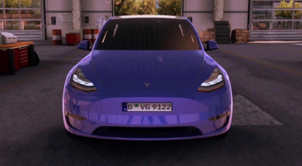 Tesla Model Y 2022 1.49 Mod - ATS Mod | American Truck Simulator Mod
