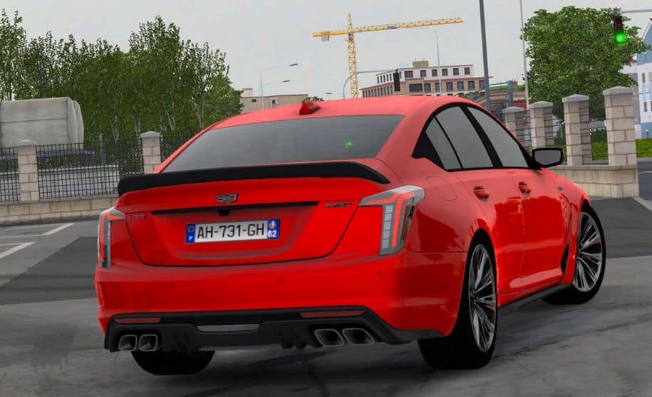 Cadillac CT5-V Black Wing 2022 v1.3 - 1.50 Mod - ATS Mod | American Truck Simulator Mod