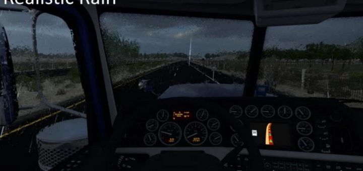 Realistic Brutal Graphics And Weather V8.5 1.55 Mod - ATS Mod | American Truck Simulator Mod
