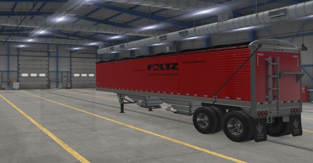 SCS Hopper Trailer Skin 1.49 Mod - ATS Mod | American Truck Simulator Mod