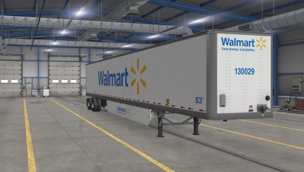 SCS Trailer Skin 53 Walmart 1.49 Mod - ATS Mod | American Truck ...