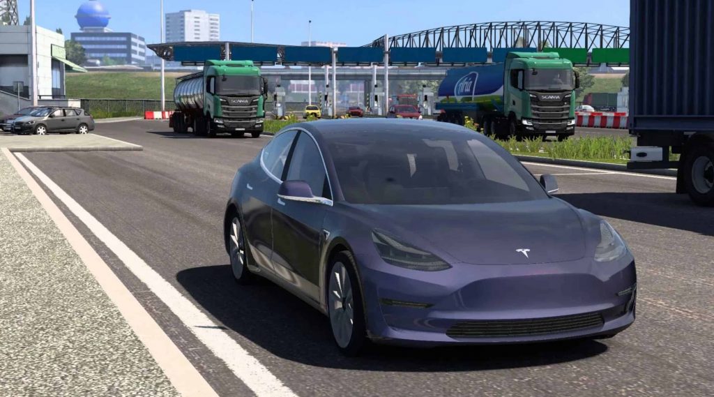 Tesla Model 3 2018 ATS 1.50 Mod - ATS Mod | American Truck Simulator Mod