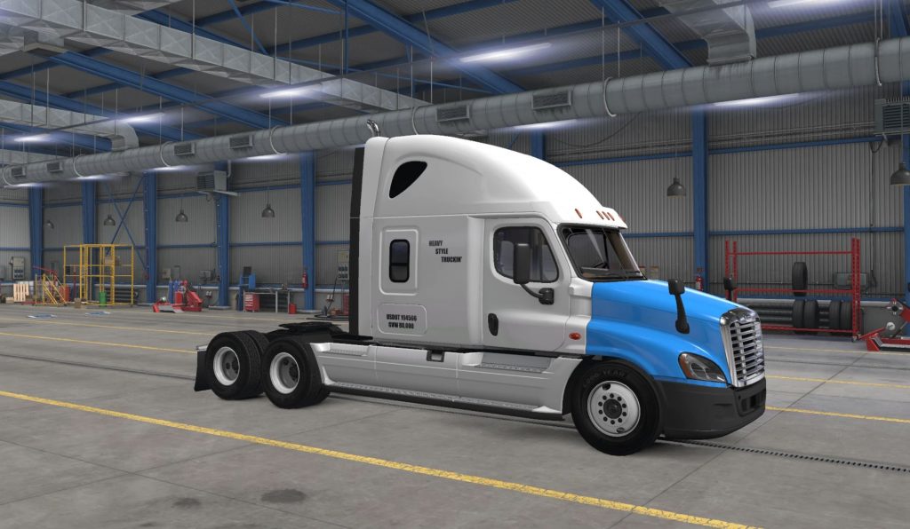 Used Skin for Jon Ruda's Freightshaker Cascadia 1.49 Mod - ATS Mod ...