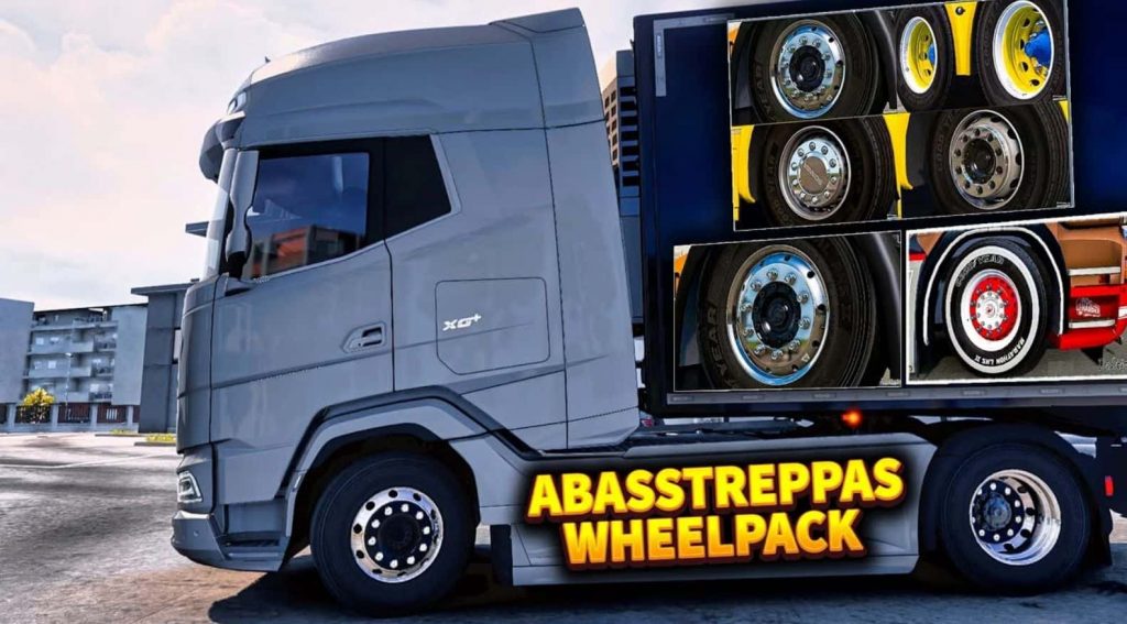 Abasstreppas Wheelpack v1.50 Mod - ATS Mod | American Truck Simulator Mod