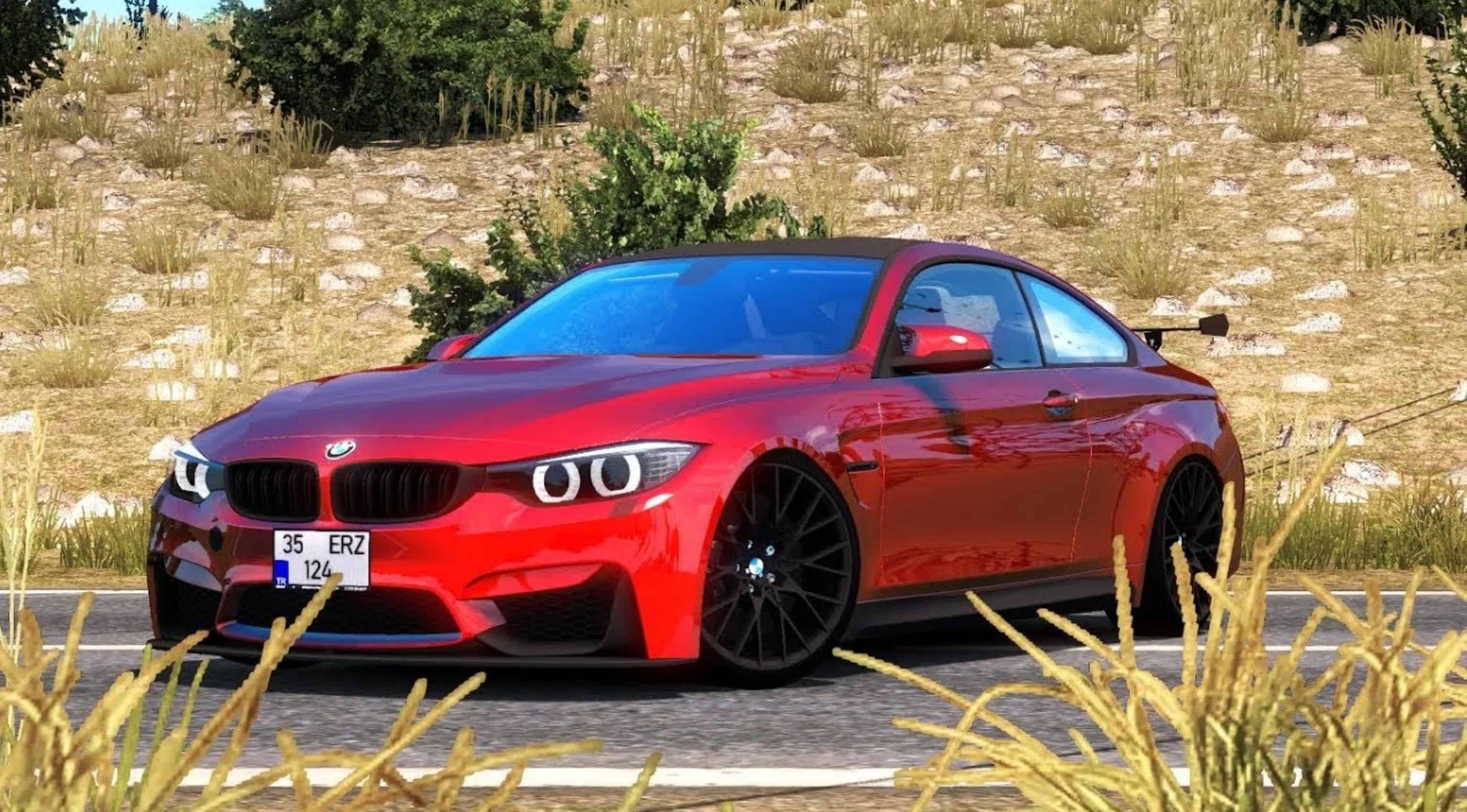 BMW M4 2017 + Interior v2.0 1.50.x Mod - ATS Mod | American Truck Simulator Mod