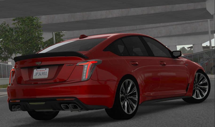 Cadillac CT5-V Black Wing 2022 V1.4 1.50 Mod - ATS Mod | American Truck Simulator Mod