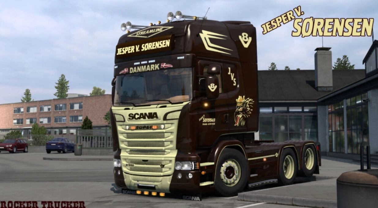 Jesper V. Sørensen skin for Scania R&S RJL 1.50 Mod - ATS Mod ...