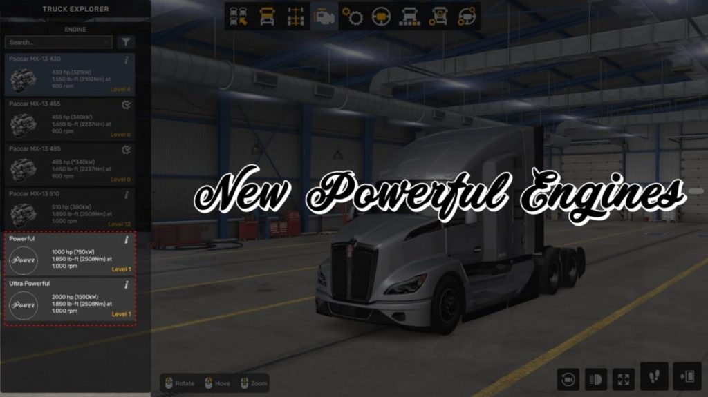 New Powerful Engines v1.2 1.50.x Mod - ATS Mod | American Truck ...