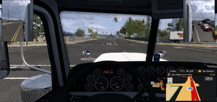 Realistic Brutal Graphics And Weather V8.5 1.55 Mod - ATS Mod | American Truck Simulator Mod