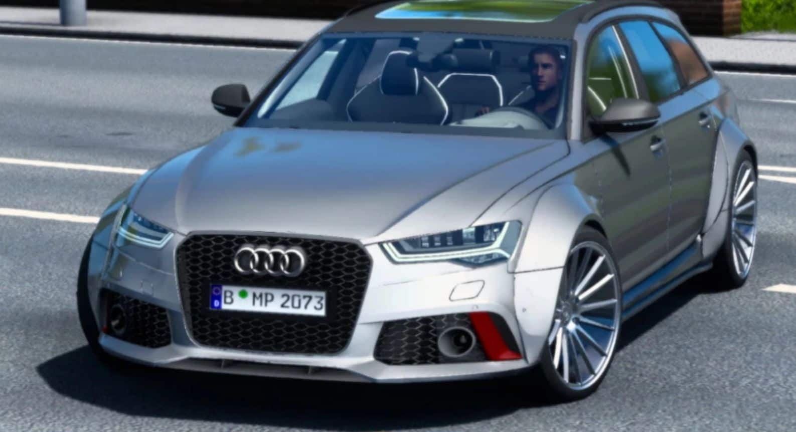 Audi RS6 C7 Avant 2016 v1.3 1.50 Mod - ATS Mod | American Truck Simulator Mod