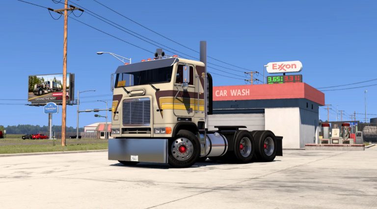 Freightliner FLB Day Cab 1.50 Mod - ATS Mod | American Truck Simulator Mod