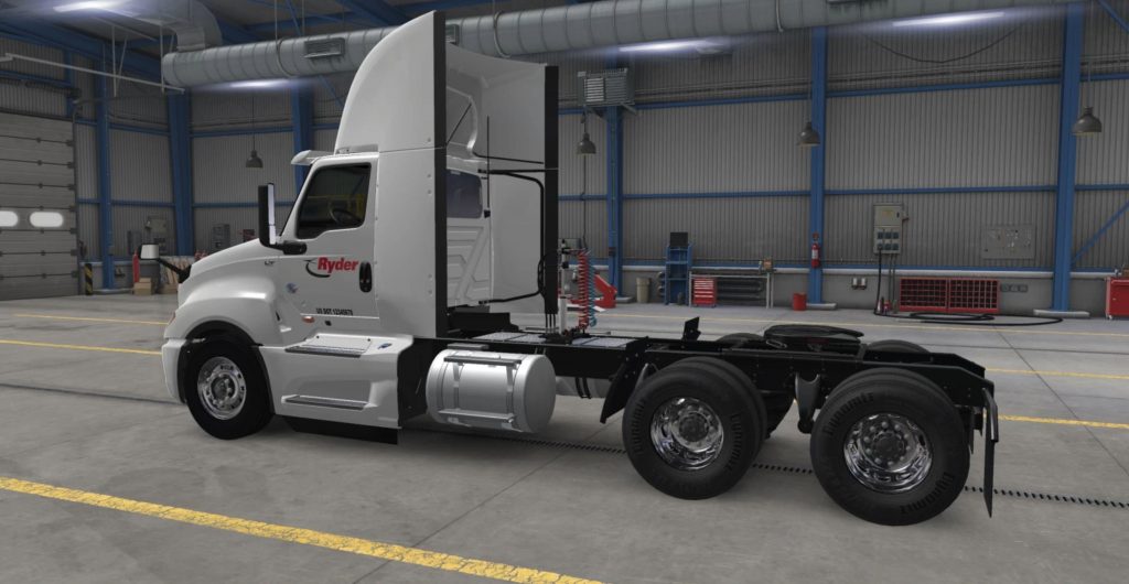 International Ryder skin Day Cab v1.0 Mod - ATS Mod | American Truck ...